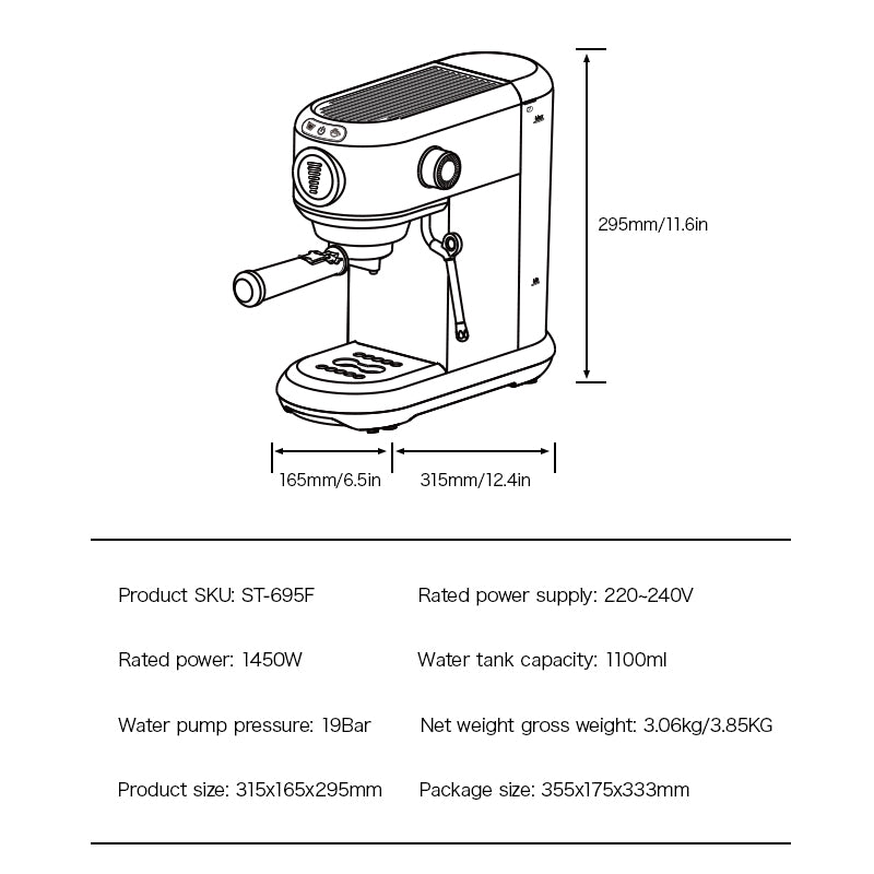 Semi-Automatic/Fully Automatic Espresso Machines – Cafelffe Official Store
